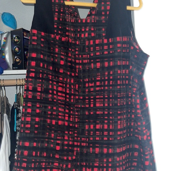 G by Giuliana | Tops | Nwt G By Guliana Blouse Red Checkers With Black ...